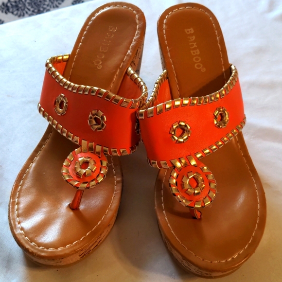 BAMBOO | Shoes | Bamboo Wedge Sandals | Poshmark